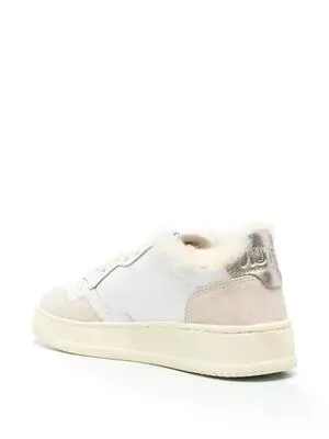 AUTRY Medalist Shearling-trim Sneakers