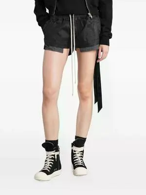 Rick Owens Fog Layered Drawstring Shorts