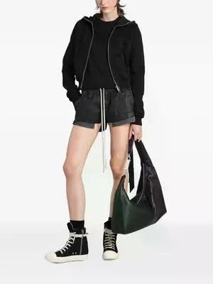 Rick Owens Fog Layered Drawstring Shorts