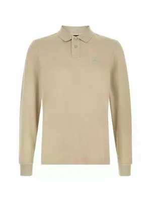 BOSS Logo-patch Polo Shirt - Neutrals