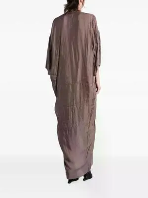 Rick Owens Tommy Gathered Draped Maxi Dress