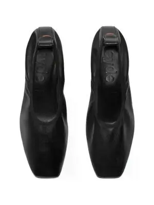 AeydĒ Leather Heeled Pumps