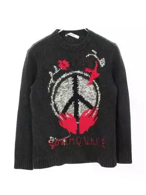 Dior 2020s Youthquake Long-sleeve Sweater - Grey