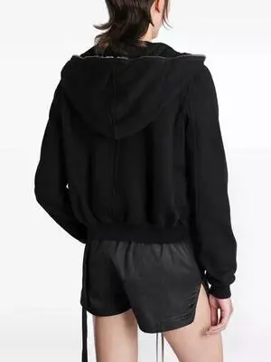 Rick Owens Zip-up Drawstring Hoodie