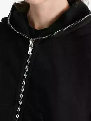 Rick Owens Zip-up Drawstring Hoodie