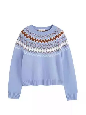 Chinti & Parker Fair Isle Round-neck Sweater