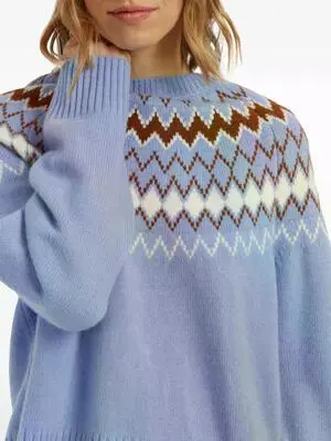 Chinti & Parker Fair Isle Round-neck Sweater