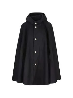 CINI Hooded Button-up Cape