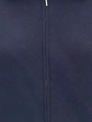 Giorgio Armani Ribbed-knit Panelled Jacket