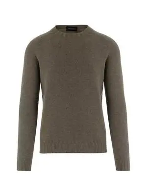 Tagliatore Crew-neck Raglan-sleeve Sweater - Grey