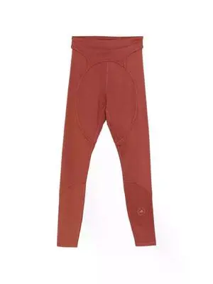 Adidas X Stella Mccartney Logo-detail Leggings - Red