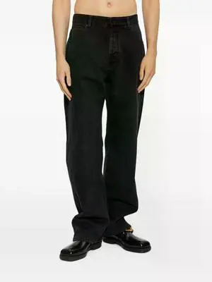 Balmain Logo-patch Loose-fit Jeans