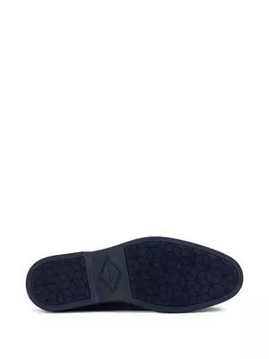 DOUCAL'S Suede Apron-toe Loafers Shoes