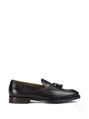 DOUCAL'S Tassel Leather Loafers - Brown