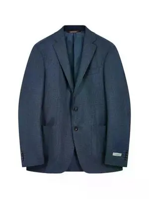 Canali Single-breasted Blazer - Blue