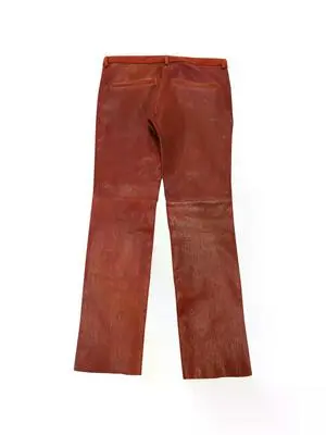 ISABEL MARANT VINTAGE Slim-fit Leather Trousers