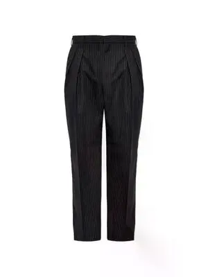 Paul Smith Pinstripe Pleated Trousers - Grey