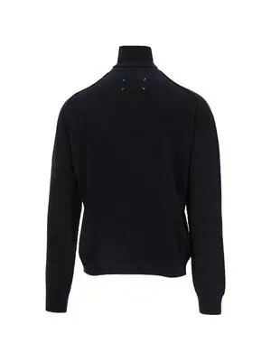 MAISON MARGIELA Raw-edge Mock-neck Sweater