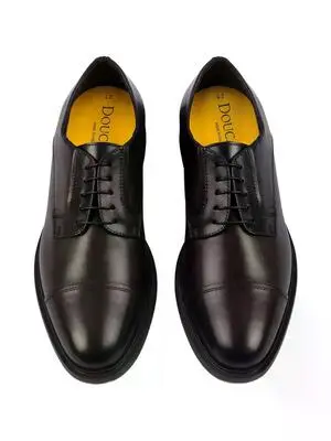 DOUCAL'S Cap-toe Lace-up Derby Shoes