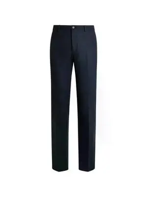 Etro Plain-coloured Knit Trousers - Blue