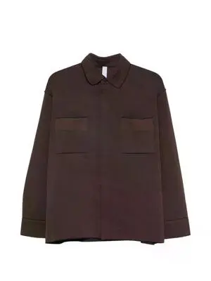 CFCL Ribbed-knit Chest-pocket Shirt
