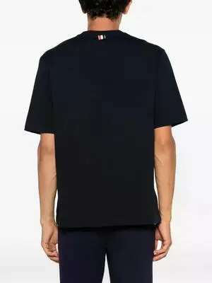 Thom Browne 4-bar Chest-pocket T-shirt