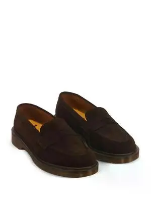Dr. Martens Suede Penny Loafers - Brown