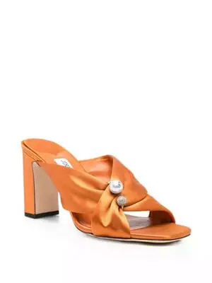 JIMMY CHOO Rafi Pearl-embellished Sandals
