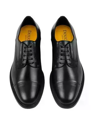 DOUCAL'S Cap-toe Lace-up Derby Shoes