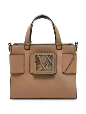 Armani Exchange Logo-plaque Tote Bag
