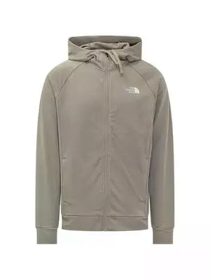 The North Face Logo-print Zip-up Hoodie - Neutrals