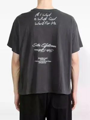 SAITOS Kurt Graphic-print Cotton T-shirt