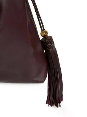 Etro Large Leather Kalispera Bag With Tassels