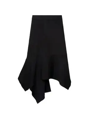 Stella McCartney Rib-knit Skirt - Black