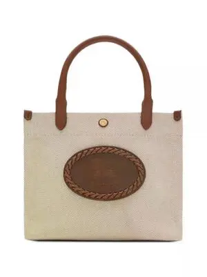 Burberry Clovelly Canvas Tote Bag