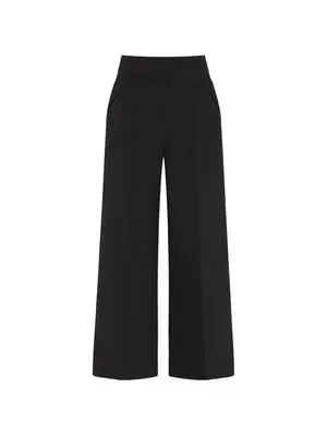 TEMPERLEY LONDON Nyx Satin-trimmed Trousers