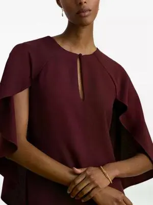 Ralph Lauren Tiveah Cape-sleeve Mini Dress