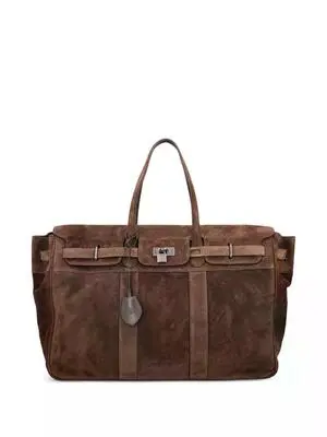Brunello Cucinelli Explorer Suede Bag - Brown