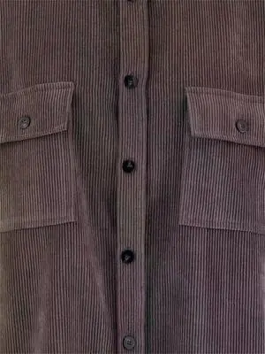 F.IT Corduroy Effect Shirt With Flap Pockets