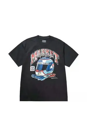 MARKET Racing Helmet T-shirt - Black