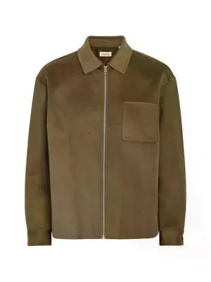 FRAME Patch-pocket Shirt Jacket - Brown