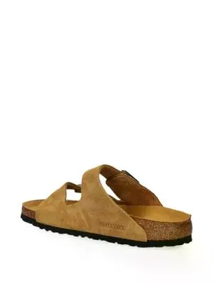 BIRKENSTOCK Arizona Soft Footbed Suede Sandals - Neutrals