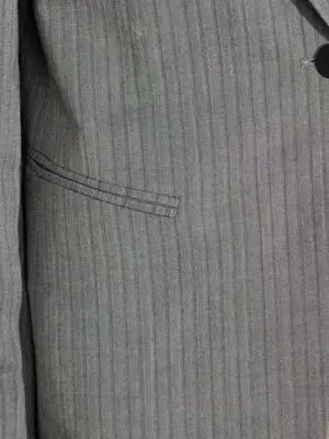 Alberta Ferretti Herringbone-pattern Single-breasted Blazer