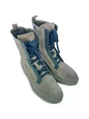 Brunello Cucinelli Suede Combat Boots