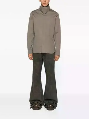 Rick Owens Long-sleeve Panelled Overshirt