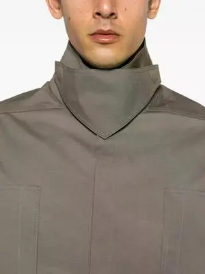 Rick Owens Long-sleeve Panelled Overshirt