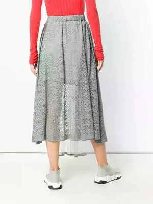 Stella McCartney Embellished Lace High-low Skirt