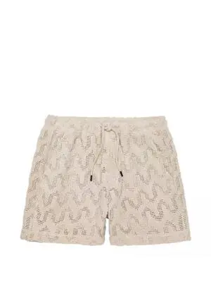 OAS Company Atlas Crochet Shorts - Neutrals
