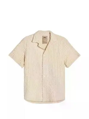 OAS Company Cuba Waffle-knit Shirt - Neutrals