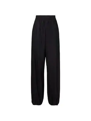 DRYKORN Either Elasticated-waist Tapered Trousers - Black